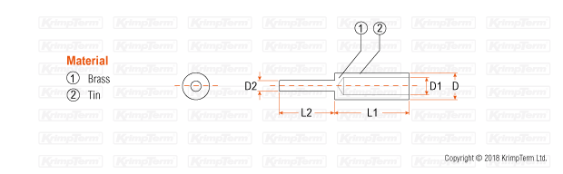 Krimpterm - Product - Cable Termination - Copper Tube Pins