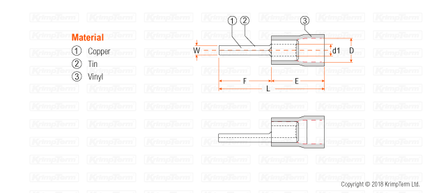 Krimpterm - Product - Cable Termination - Terminals - Pin Terminals